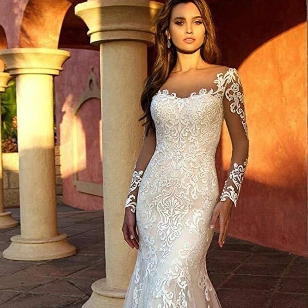 2024 Gorgeous Mermaid Style Wedding Dress! - Gem